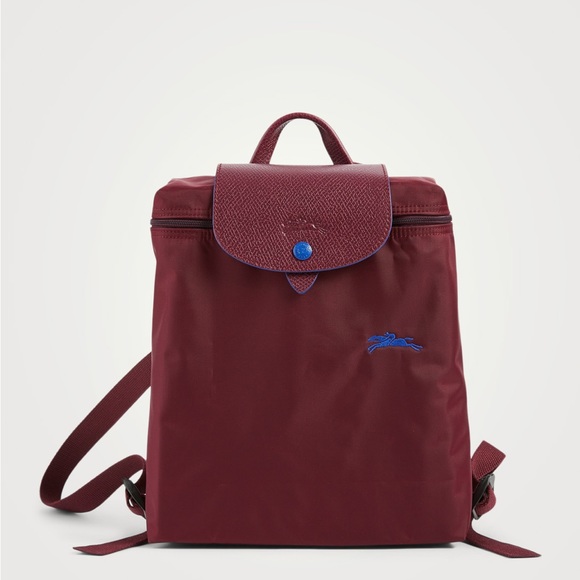 Longchamp | Bags | Longchamp Le Pliage Club Backpack Plum | Poshmark
